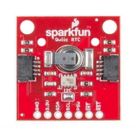 sparkfun real time clock module rv 1805 qwiic bob 14558 — cool components