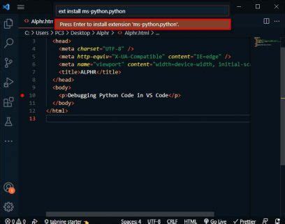 How To Run Python From VS Code