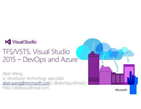 PDF TFS VSTS Visual Studio 2015 DevOps And Azure Its A Source