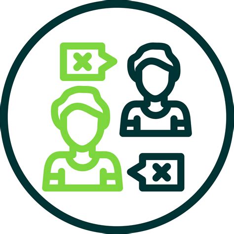 People Disagree Vector Icon Design 15728180 Vector Art At Vecteezy