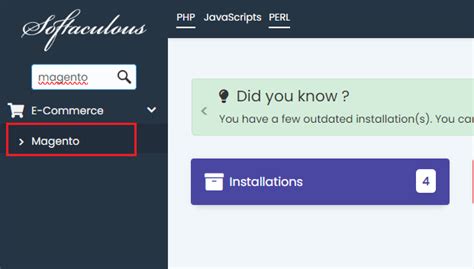 cara install magento di cpanel melalui softaculous