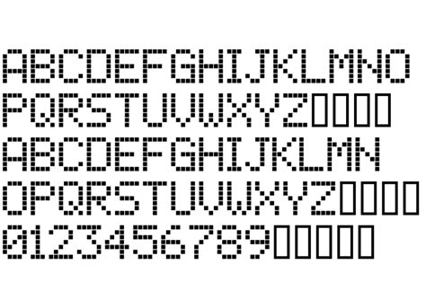 Lcd Display Font Free Download 381 Truetype Ttf Opentype Otf Files