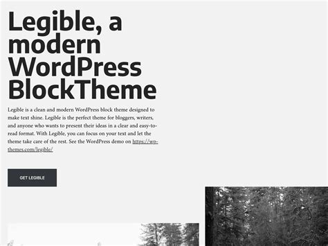 Legible Demo Wordpress Theme