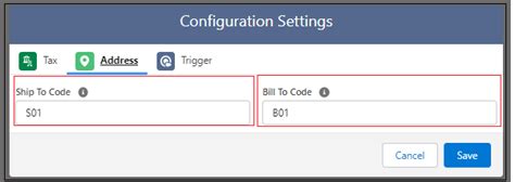 set the sage x3 default address code in salesforce using the gumu