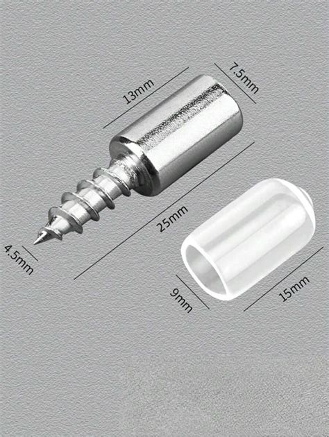20pcs Shelf Support Screws Combination Self Tapping Screw Layer Board Shelf Bracket Cabinet