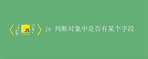 Js 判断对象中是否有某个字段极客笔记