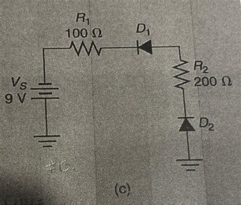 Solved Determine The Values Of Vd1 Vd2 Vr1 Vr2 And It