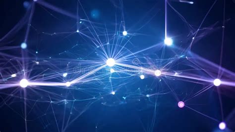 Pulsating Neural Network Animation 4k Stock Video Video Of Bring