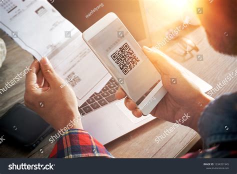 Scan Qr Code Paper Images Stock Photos Vectors Shutterstock