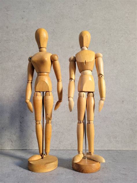Wooden Mannequin For Drawing Etsy
