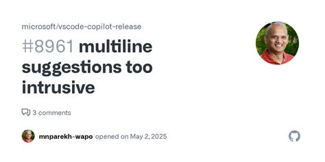 Multiline Suggestions Too Intrusive · Issue 8961 · Microsoftvscode