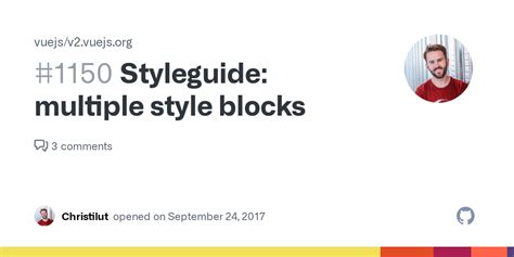Styleguide Multiple Style Blocks · Issue 1150 · Vuejs