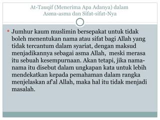 Wujud dan sifat allah | PPT