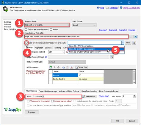 How To Get Data From Hubspot Api With Ssis Zappysys Blog