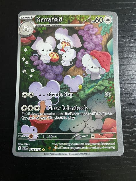 Maushold Ir Illustration Rare Pokemon Paldea Evolved Tcg Card Hobbies