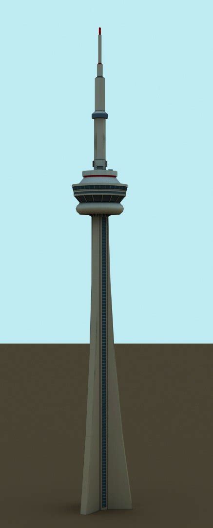 Cn Tower 3d Obj