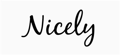 Nicely