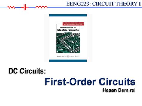 First Order Circuits