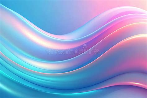 Soft 3d Gradient Background With Smooth Curves Transition Stock
