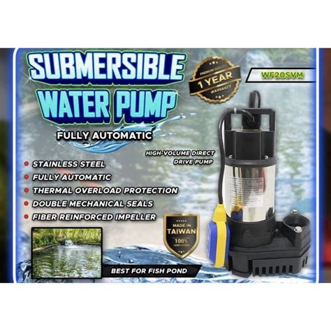 Webster Submersible Water Pump Wf 40sc And Wf 20 Sc Shopee Malaysia