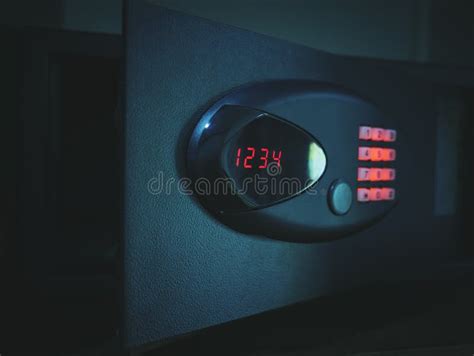 Safe Box With Passcode Lock Safety System Easy Password Setting Stock
