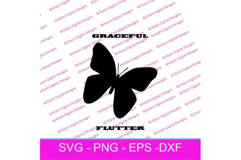 BUTTERFLY GRACEFUL FLUTTER SVG By Brilliant Digital Designs TheHungryJPEG