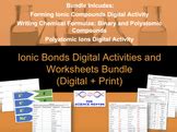 Writing Chemical Formulas Binary Polyatomic Ionic Compounds Digital Print