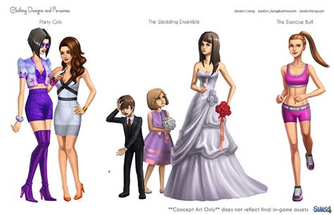 The Sims 4 Concept Art By Jocelyn Liang Simsvip