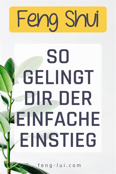 Feng Shui So Gelingt Dir Der Einfache Einstieg Artofit