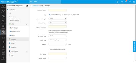 GoDaddy SSL Integration