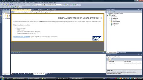 P Np Crystal Reports C Object As Data Source