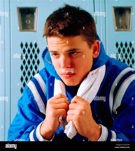 Athlete Locker Room Education College Or University Sports Hi Res Stock