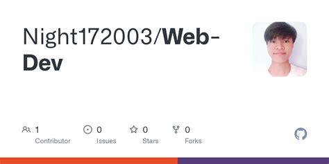 GitHub Night Web Dev