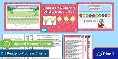 Y Count Objects Place Value Within PlanIt Maths Lesson