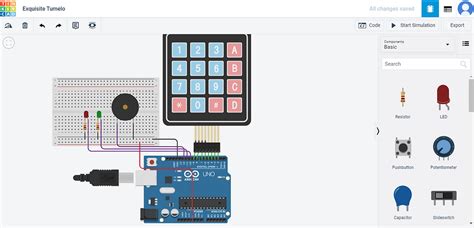 Password Protected Security System Project Using Arduino Keypad Piezo