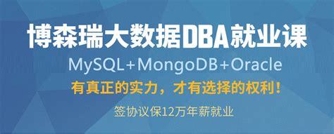 博森瑞大数据dba课程 大数据培训mysqlmongodbhadooporacle互联网大数据大数据架构师培训数据库管理