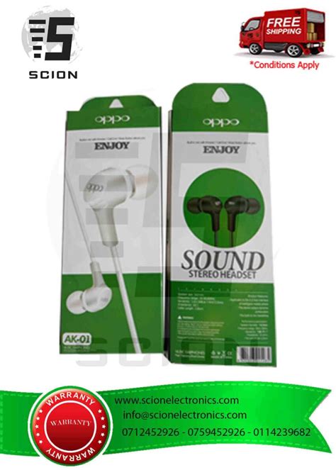 Oppo AK Music Earphone Scion Electronics