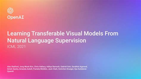 (PDF) Natural Language Supervision Learning Transferable Visual ...Alec ...