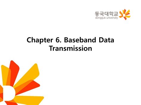 Ppt Chapter 6 Baseband Data Transmission And Raised Cosine Pulse