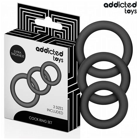 Addicted Toys Set Of Silicone Rings Model 1