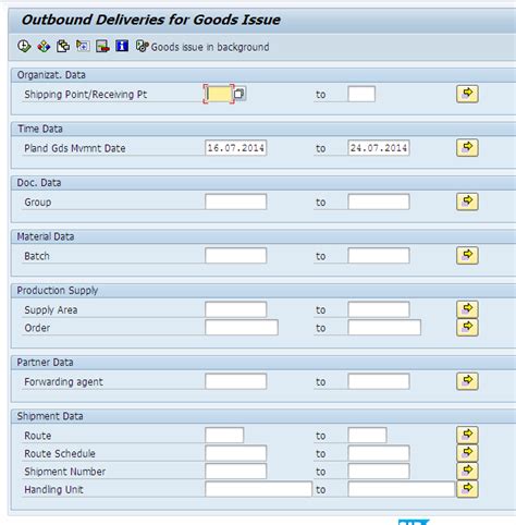 Vf04 Billing Due List Display For Deliveries With Sap Community