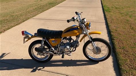 Honda Sl70 K2 1972 Summer Yellow Walk Around Youtube