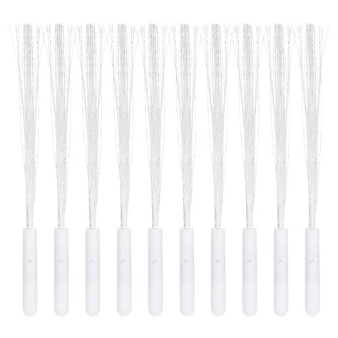 Uxcell Fiber Optic Wand 15 Length Led White Glow Stick With 3 Light