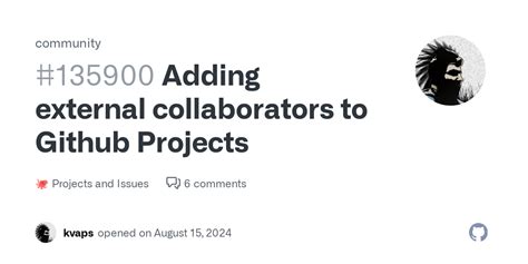 Adding External Collaborators To Github Projects · Community