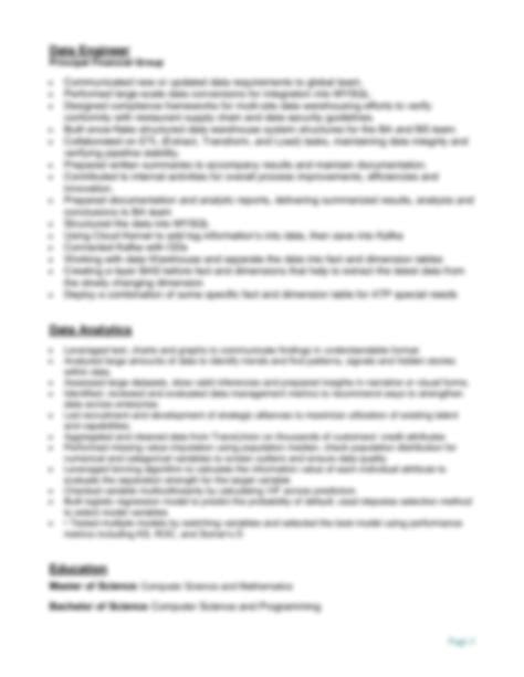 Solution Azure Data Engineer Resume Studypool