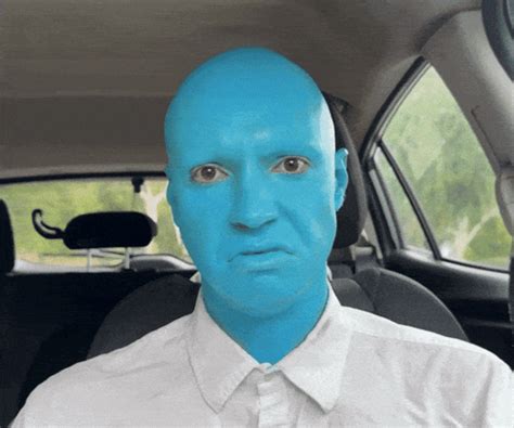 Dan Hentschel Blue Stare  Dan Hentschel Blue Stare Blue Man