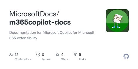 GitHub MicrosoftDocs M Copilot Docs Documentation For Microsoft Copilot For Microsoft