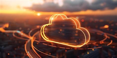 Premium Photo Enhanced Data Center Hosting Servers Cloud Network