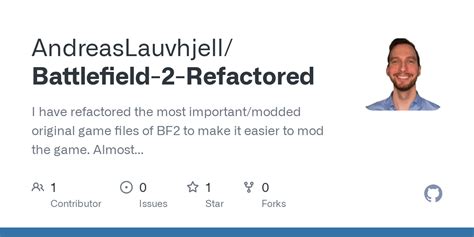 GitHub AndreasLauvhjell Battlefield Refactored I Have Refactored The Most Important Modded