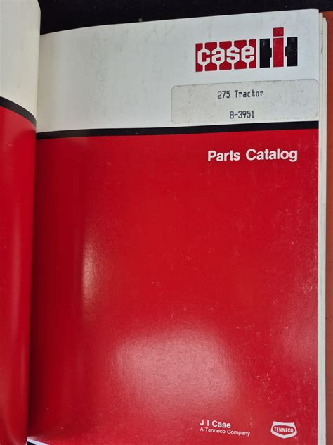 Caseih 235 255 275 Compact Tractor Parts Catalogue Sps Parts
